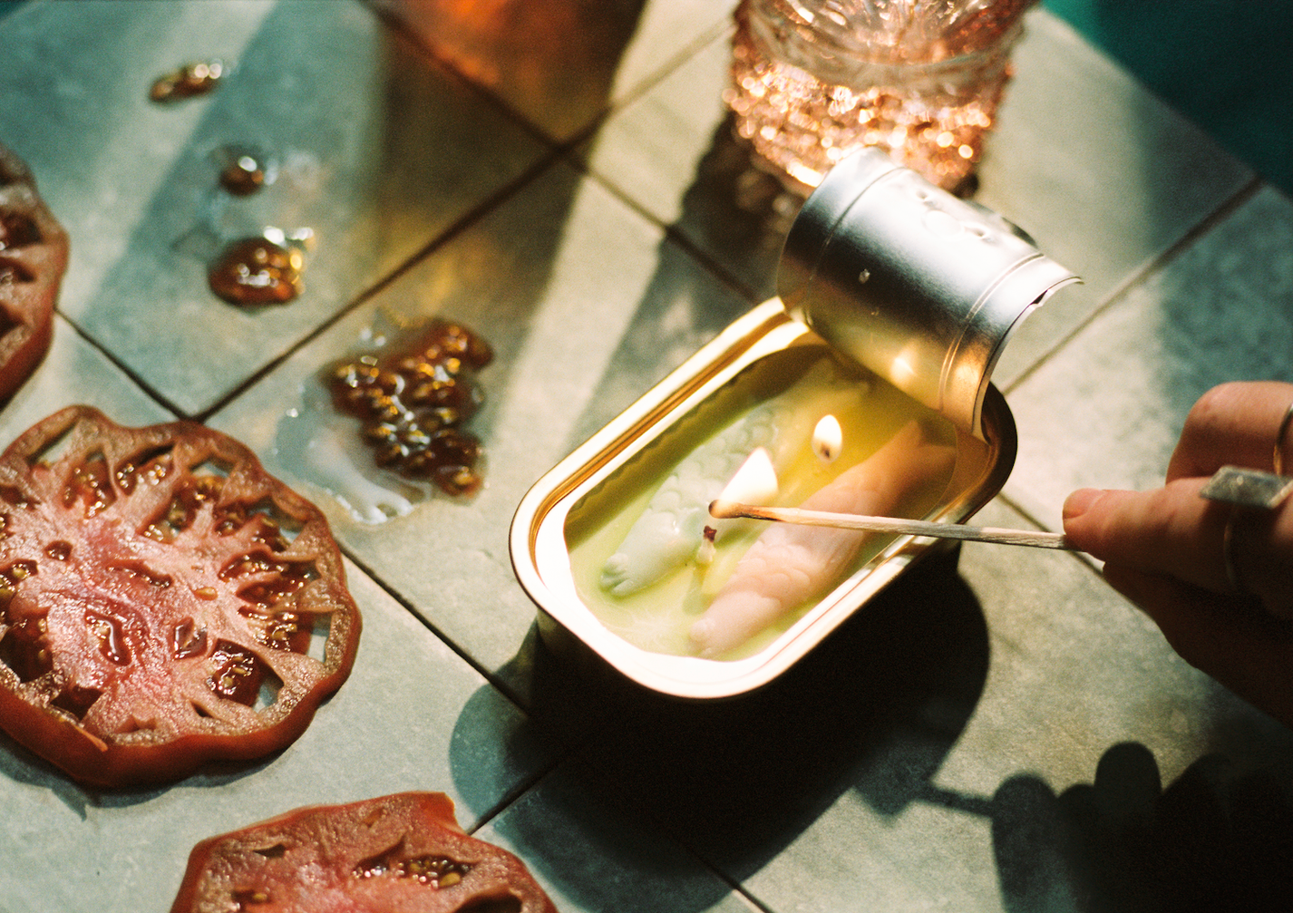 Tinned Fish Candle - Olive Oil and Sea Salt – CARLYLE AVENUE