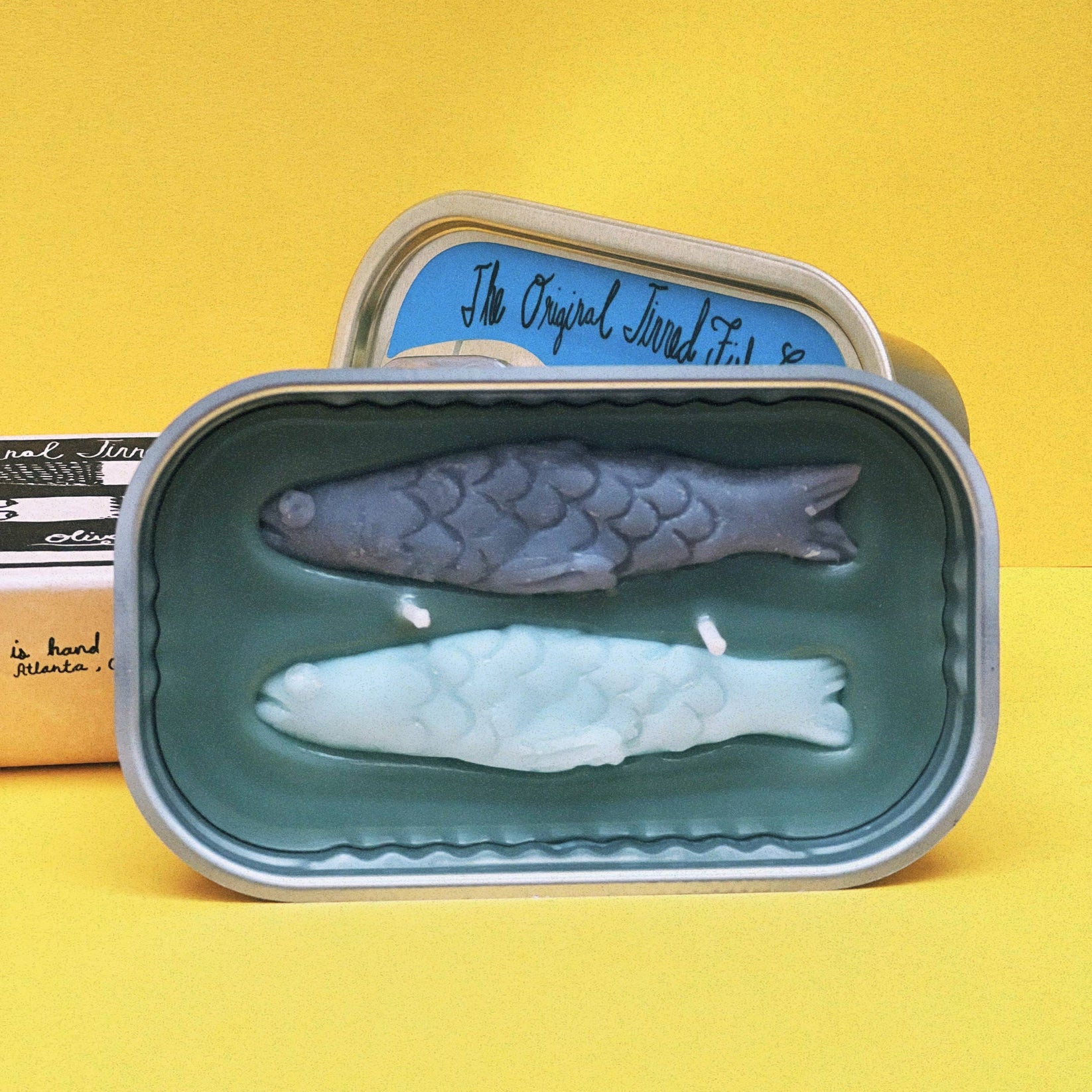 Tinned Fish Candle - Olive Oil and Sea Salt – CARLYLE AVENUE