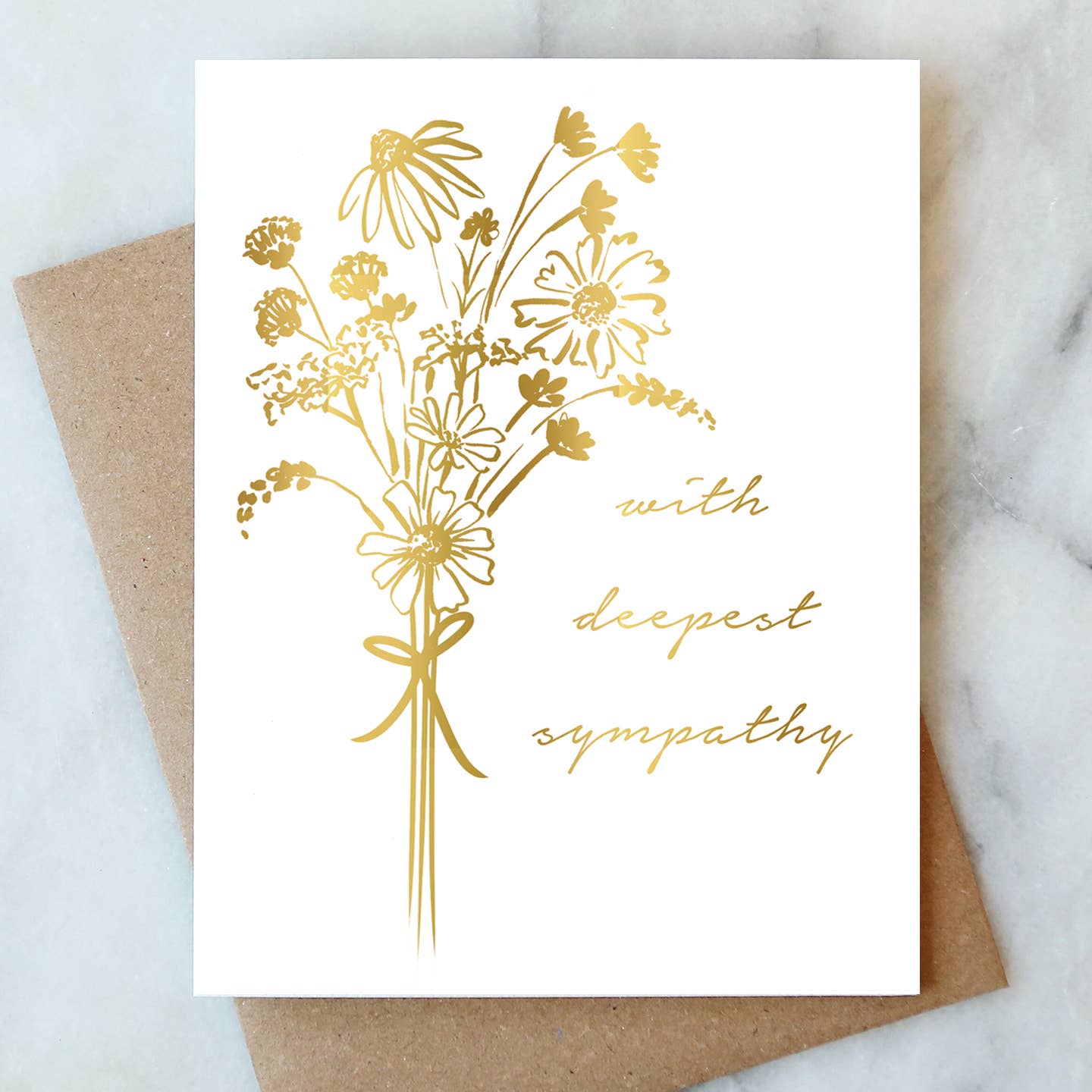 Bouquet Sympathy Greeting Card | Sympathy & Condolence – CARLYLE AVENUE