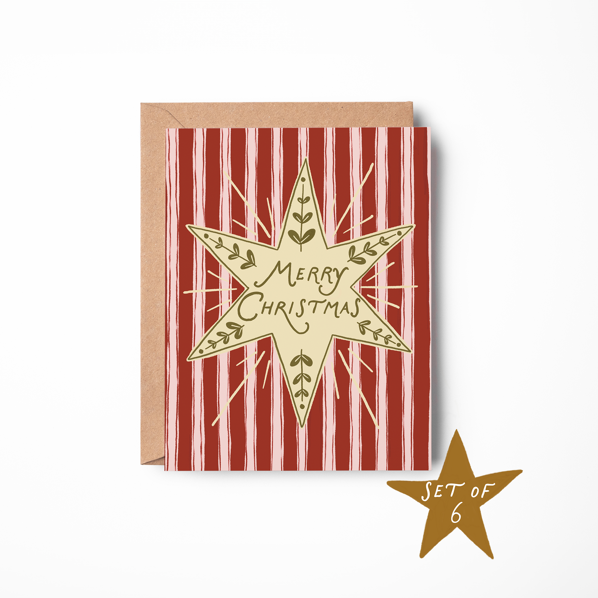 Christmas Star Card - Box Set of 6 – CARLYLE AVENUE