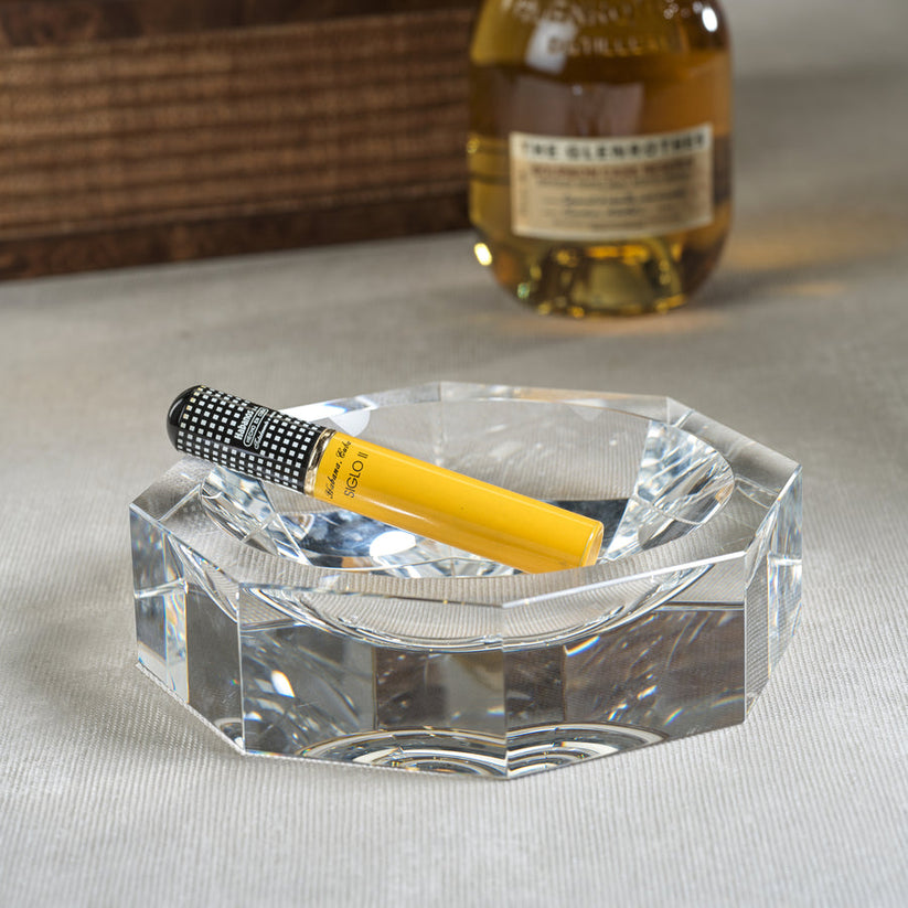 Glass Crystal Octagon Bowl - Clear – CARLYLE AVENUE