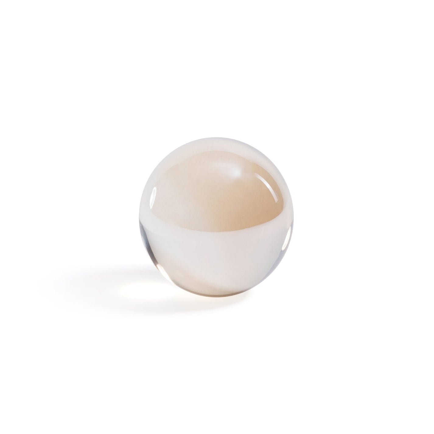 Crystal Glass Ball - Amber – CARLYLE AVENUE