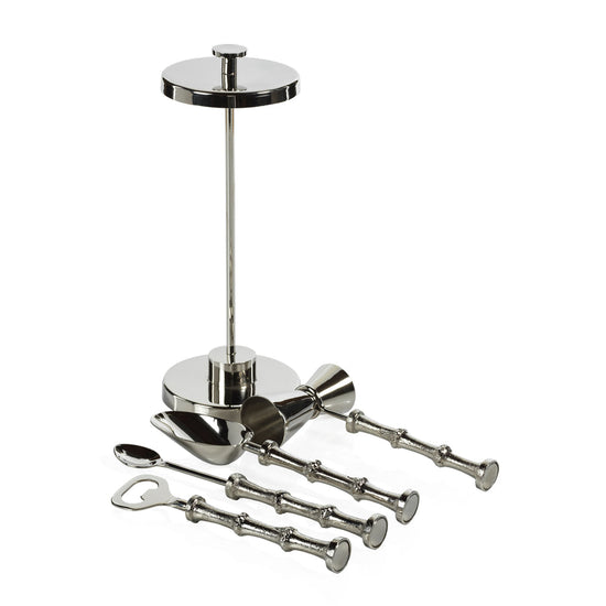 Bamboo 5 Piece Bar Tool Set – CARLYLE AVENUE