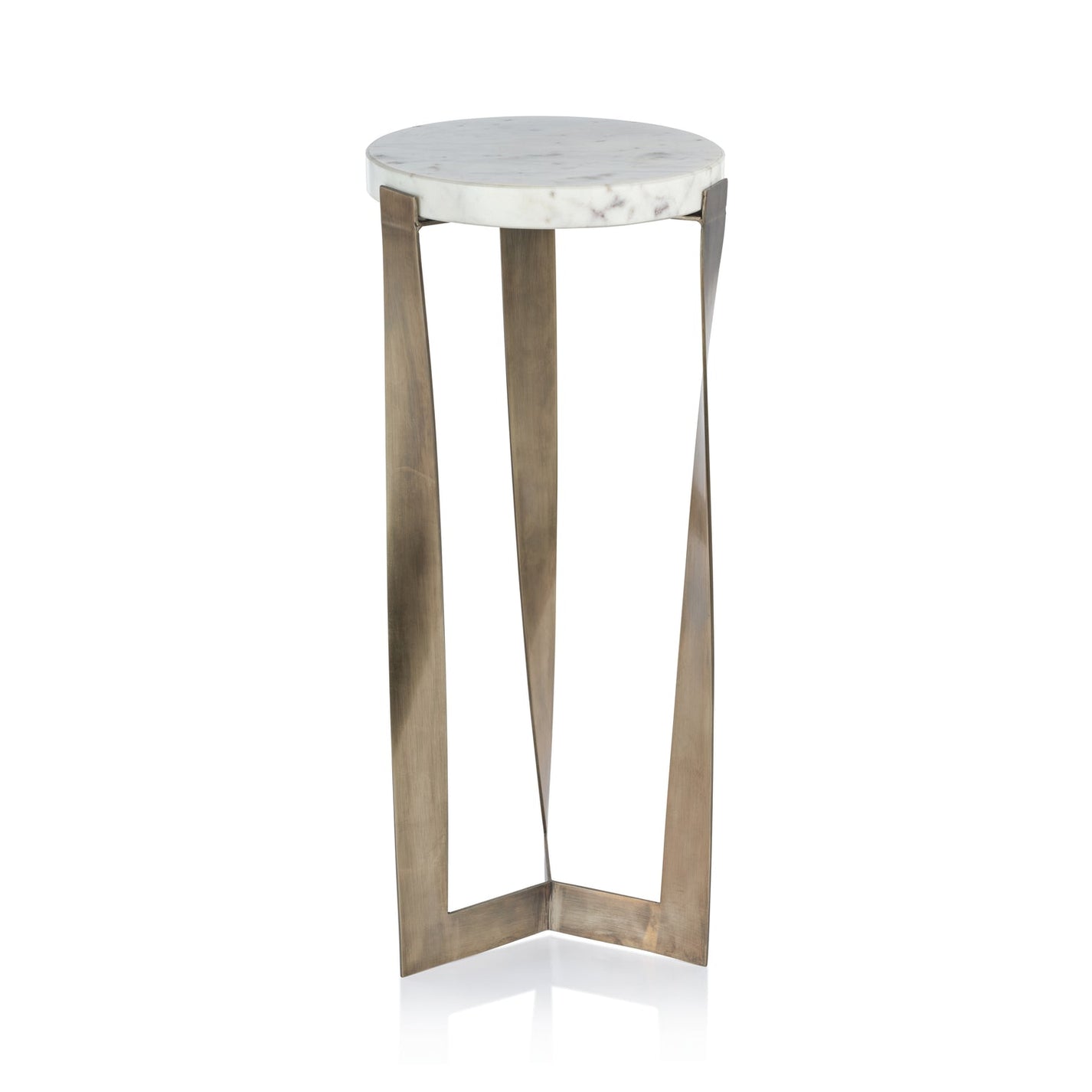 Costa Marble on Antique Brass Cocktail Table – CARLYLE AVENUE