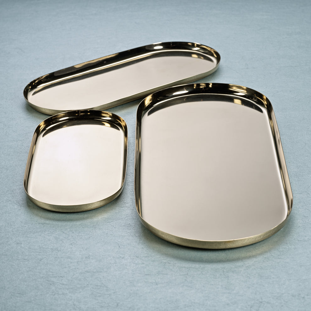 Park Lane Oval Tray - Gold – CARLYLE AVENUE