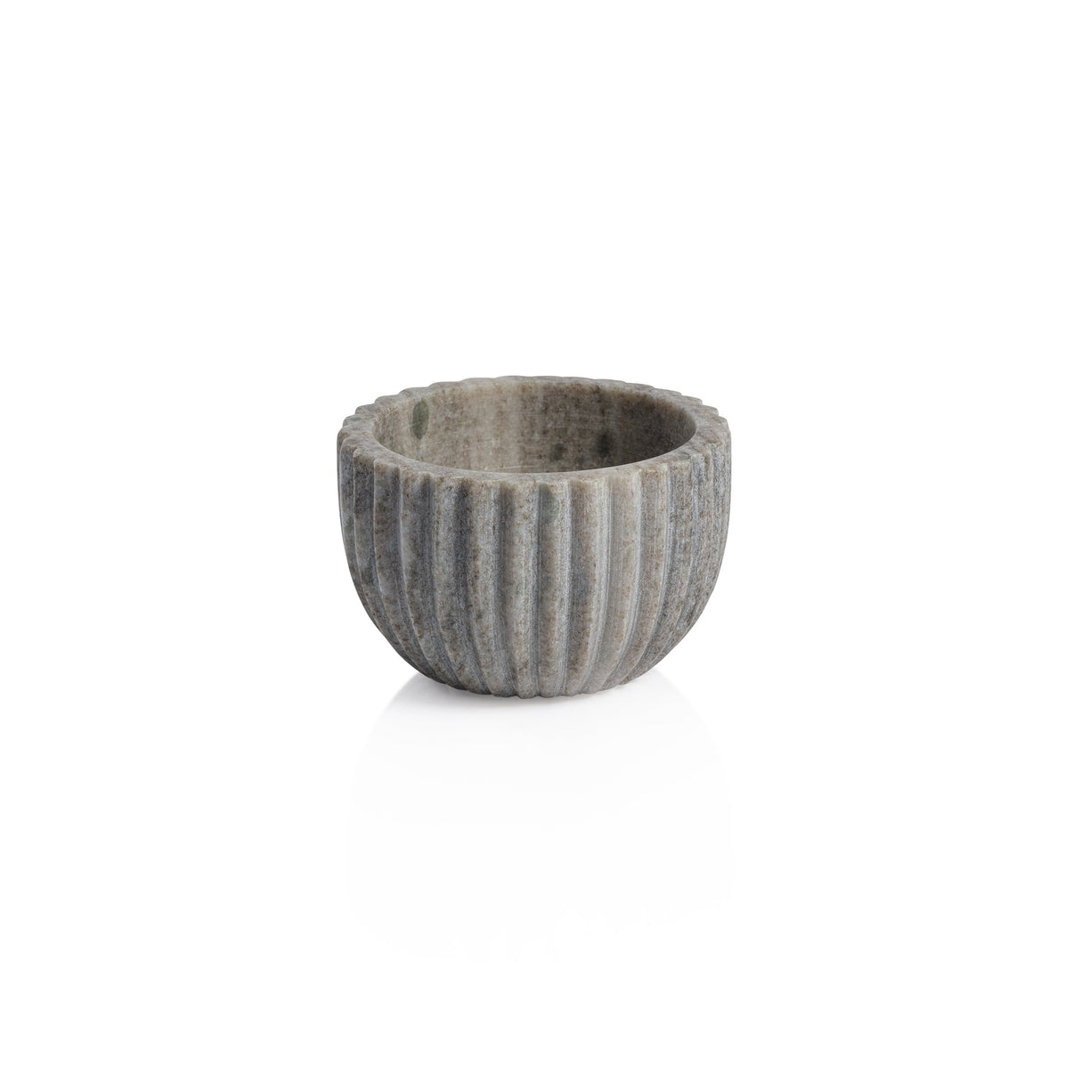 Ribbed Marble Bowl - Beige – CARLYLE AVENUE