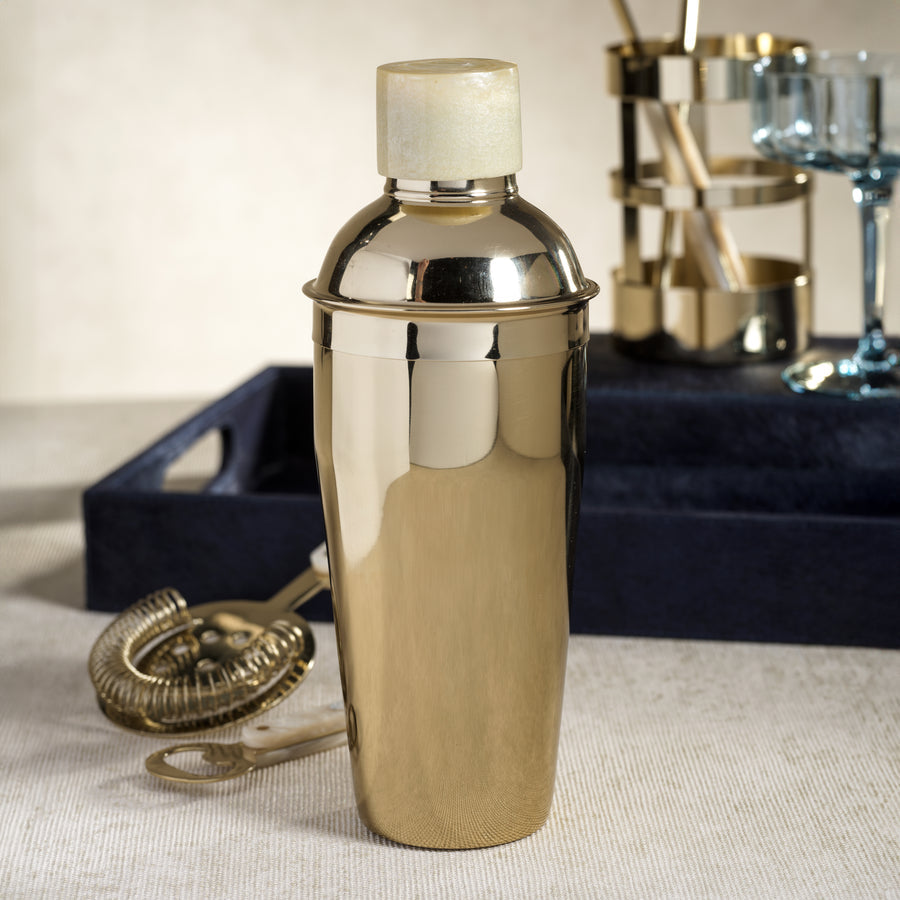 Knightsbridge Cocktail Shaker w/ Marbleized Cap – CARLYLE AVENUE