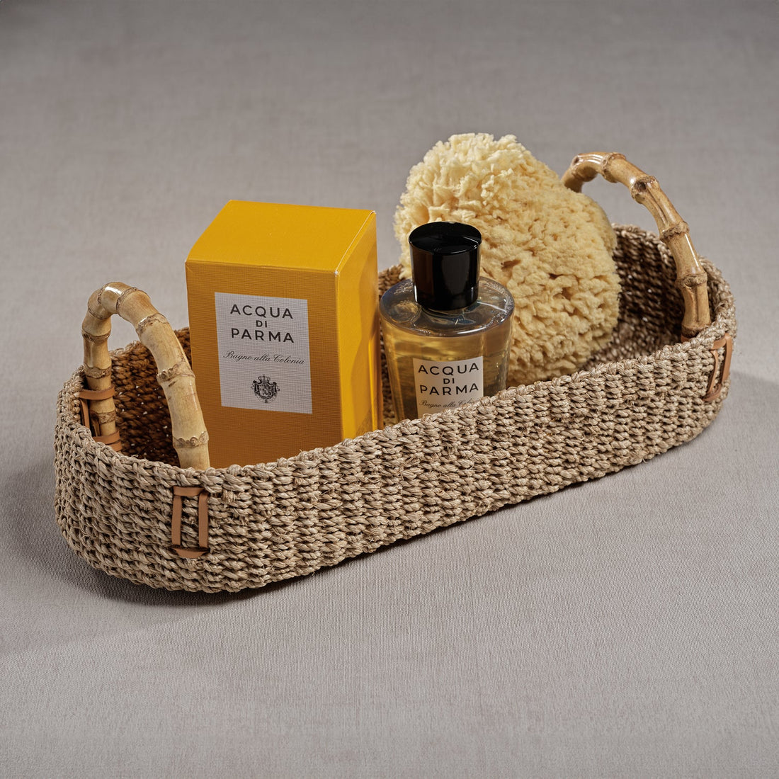 Multipurpose Abaca Tray with Bamboo Handles – CARLYLE AVENUE
