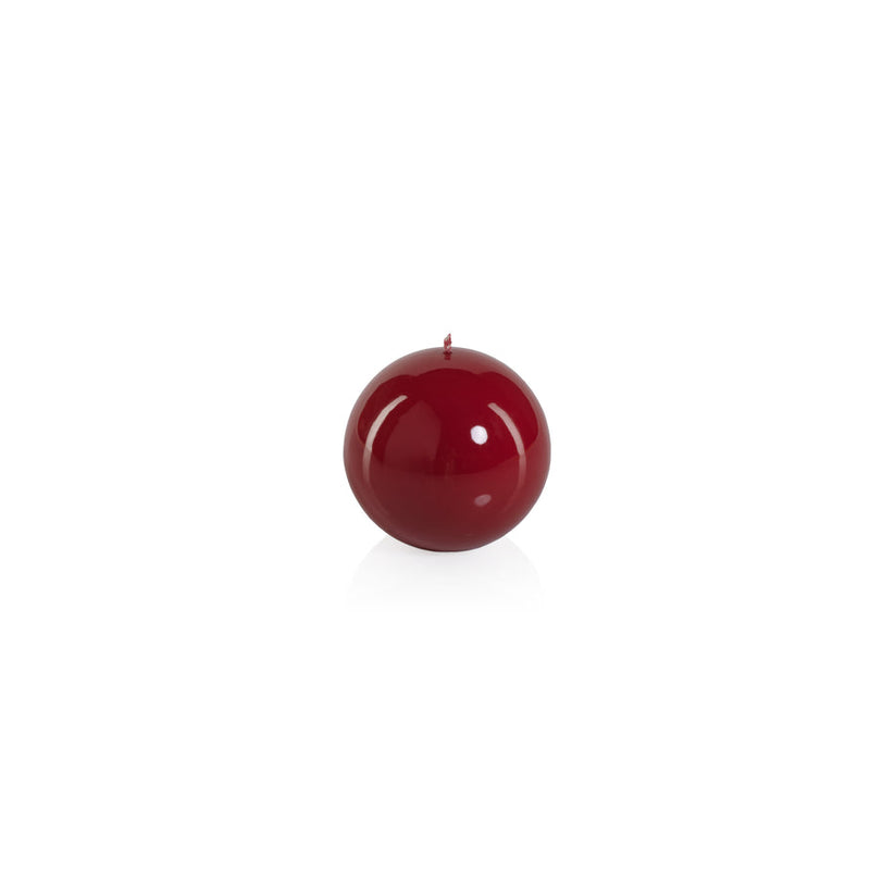 Lacquer Ball Candle - Red – CARLYLE AVENUE