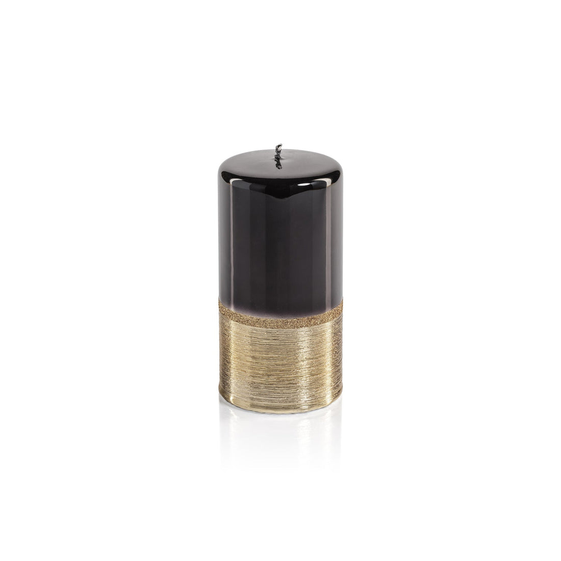 Metallic Candle - Black with Gold – CARLYLE AVENUE