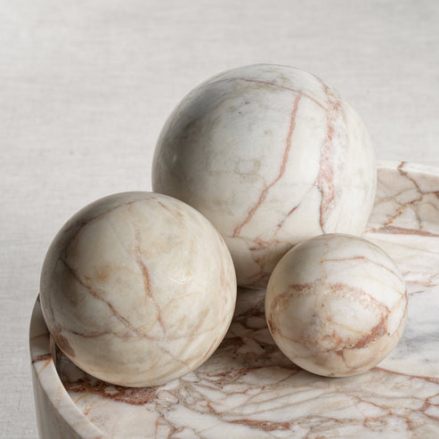 Rosso Verona Matte Marble Fill Ball – CARLYLE AVENUE