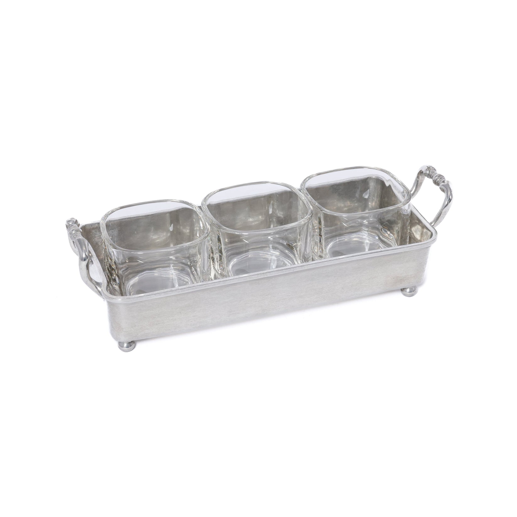 St. Anton Pewter and Glass 3-Section Condiment Tray – CARLYLE AVENUE