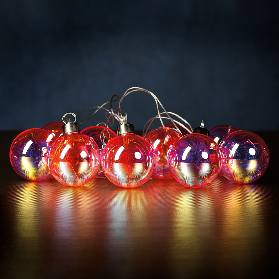 Set of 10 Rainbow LED String Lights in Box - Pink Rainbow – CARLYLE AVENUE