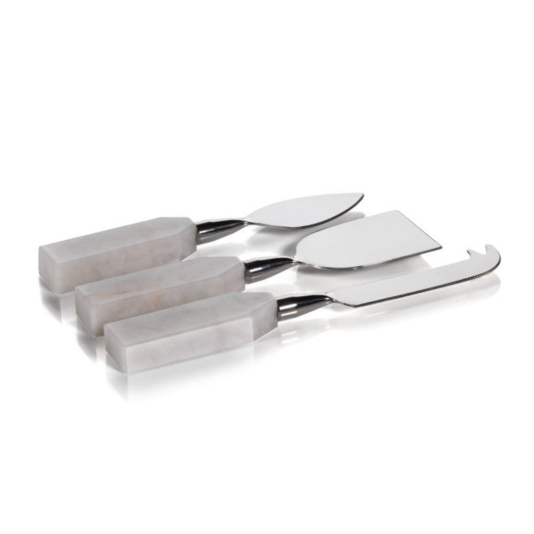 Alabaster 3 Piece Cheese Set – CARLYLE AVENUE