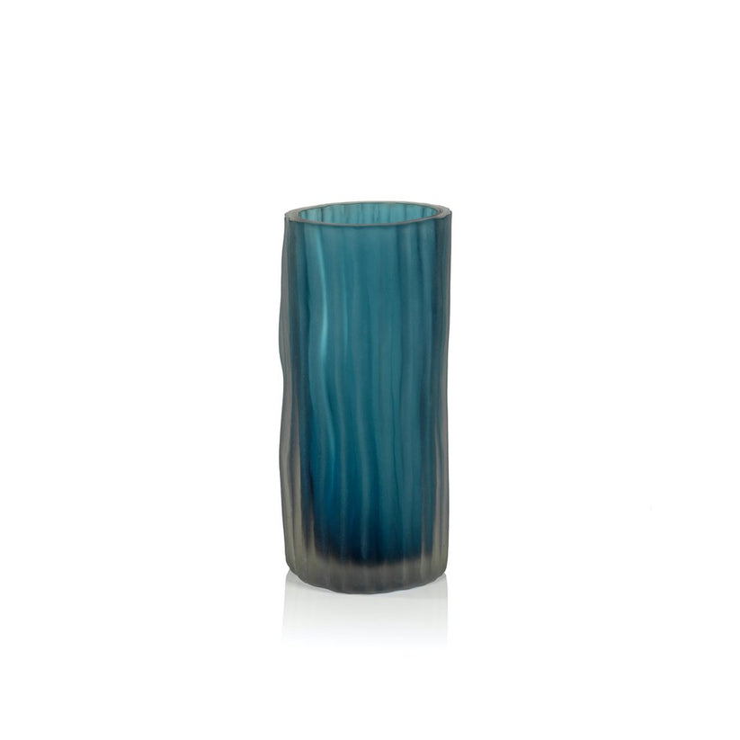 Indigo Powder Glass Vases - Blue – CARLYLE AVENUE