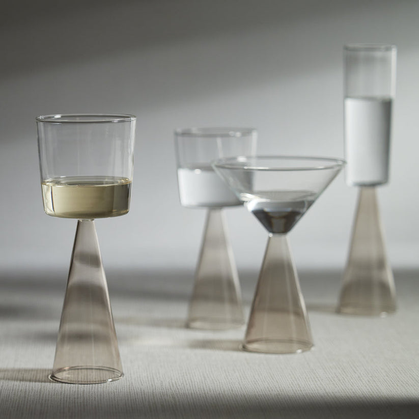 Veneto Glassware - Smoke – CARLYLE AVENUE