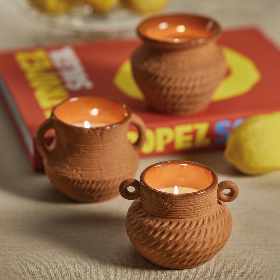 Terracotta Scented Candle Pot – CARLYLE AVENUE