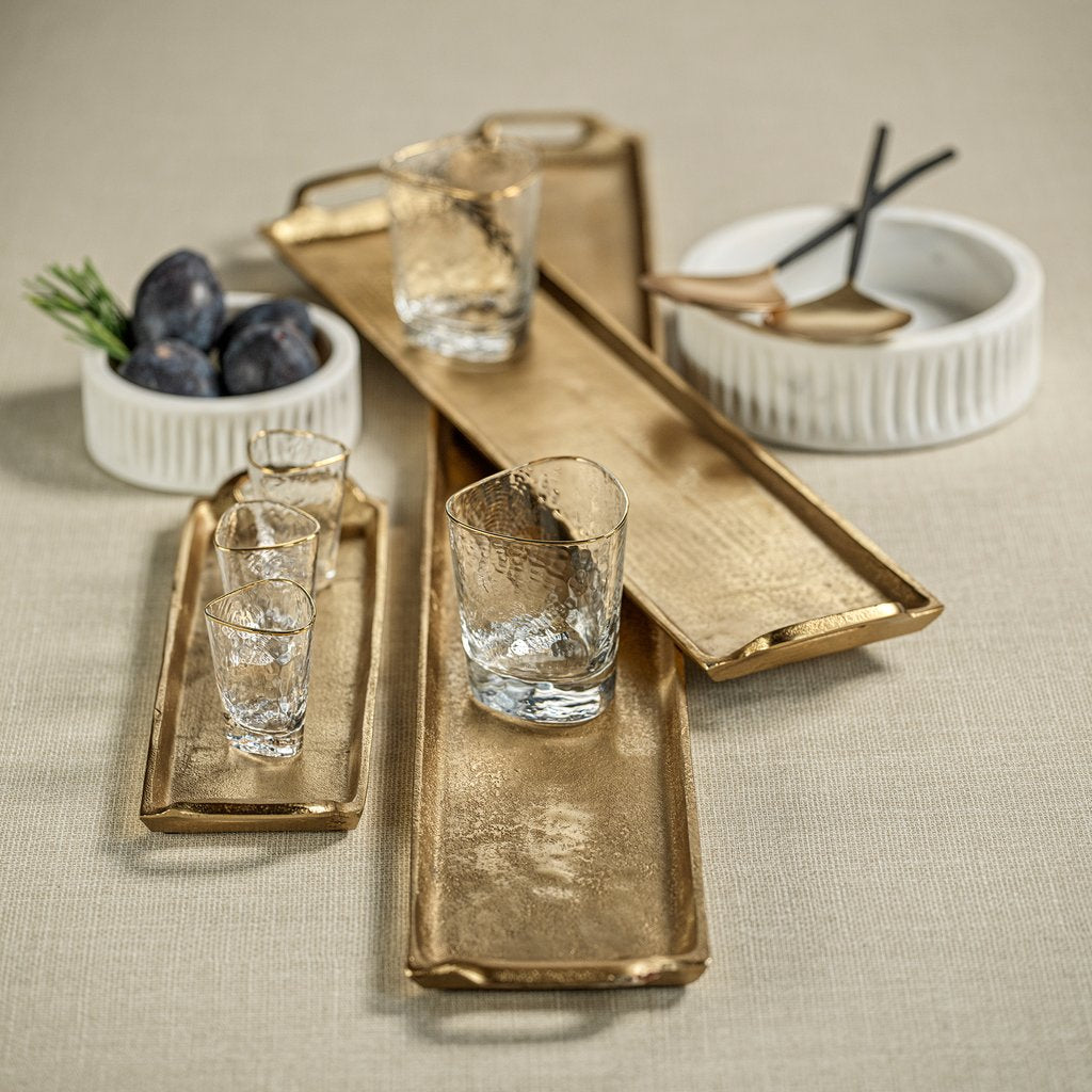 Rectangular Aluminum Tray - Dark Gold – CARLYLE AVENUE