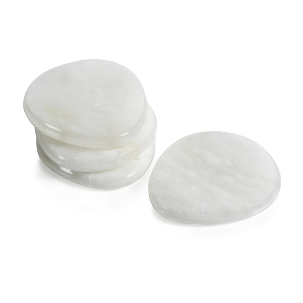 La Salama Alabaster Coaster - White - Set of 4 – CARLYLE AVENUE